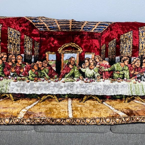 Unbranded | Bedding | Vintage Large 64 X 46 The Last Supper Wall ...